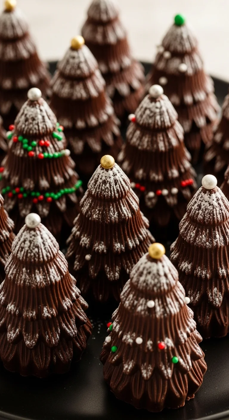 The most New Year's dessert Chocolate Christmas trees: 7 Delicious ...